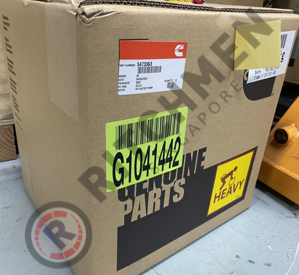 Genuine Cummins 5473363 PUMP, WATER - Ritchmen (S) Pte Ltd